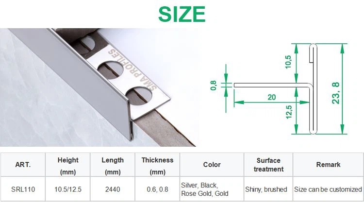 China Customized Metal Trim For Kitchen Countertop Suppliers ...